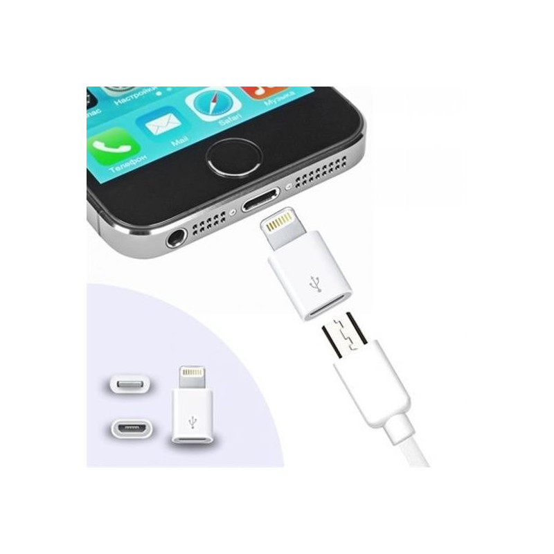BUFFER® Apple iPhone / iPad Micro Usb Dönüştürücü Adaptör OTG Aparat